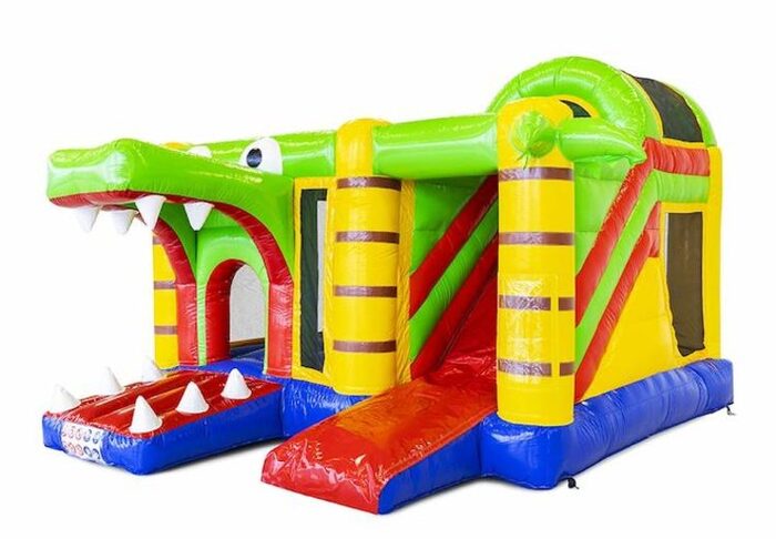 Springkussen Krokodil